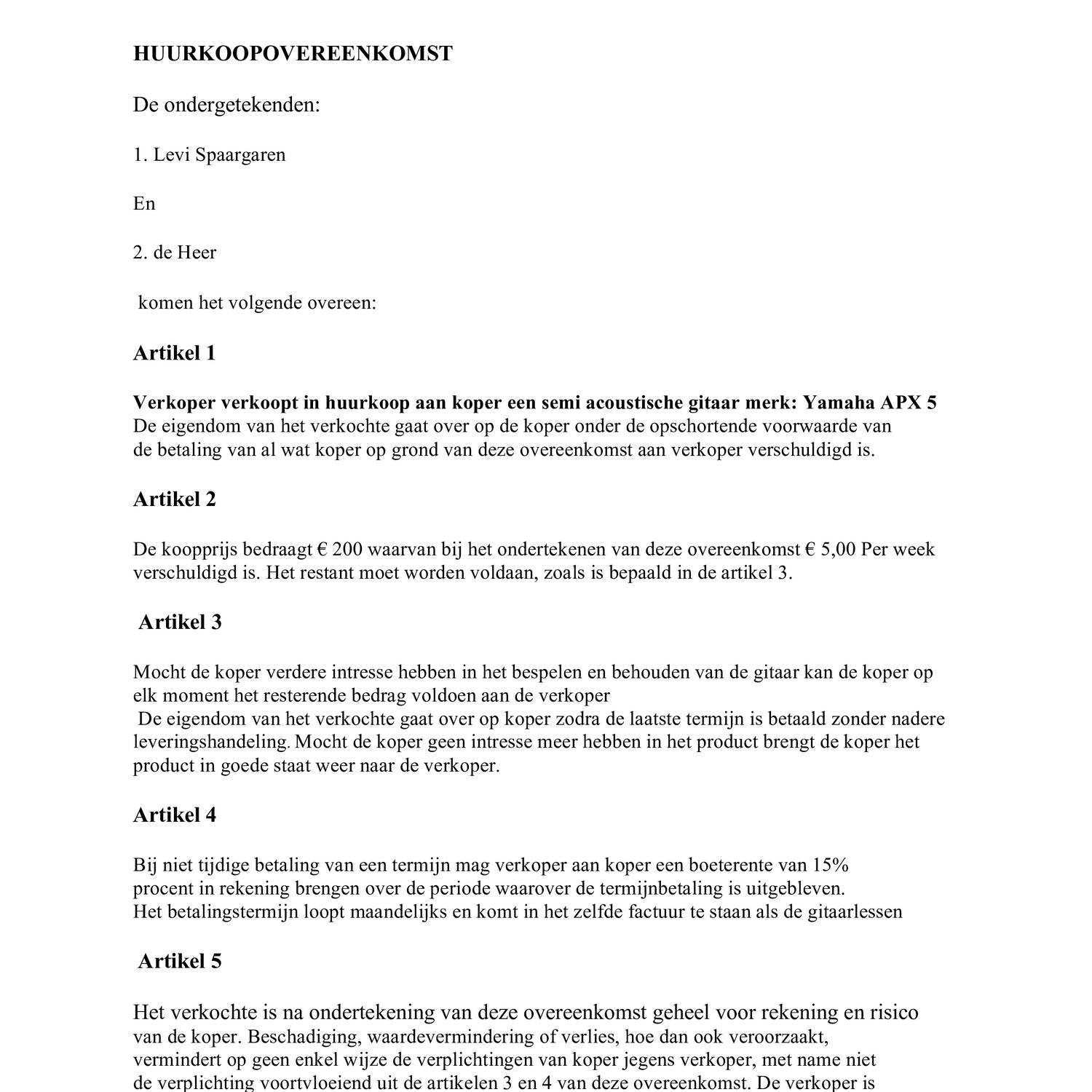 HUURKOOPOVEREENKOMST.pdf | DocDroid