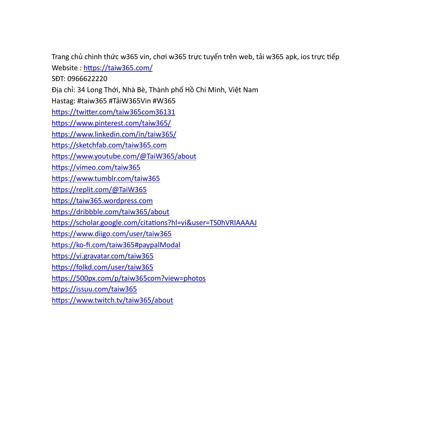 Trang chủ chinh thức w365 vin.docx | DocDroid