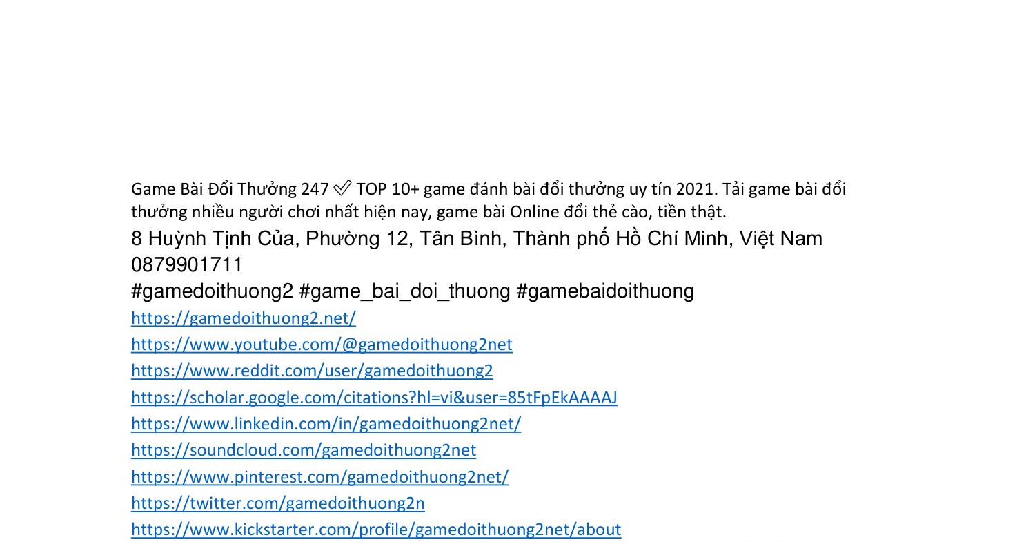 Game Bài Đổi Thưởng 247.docx | DocDroid