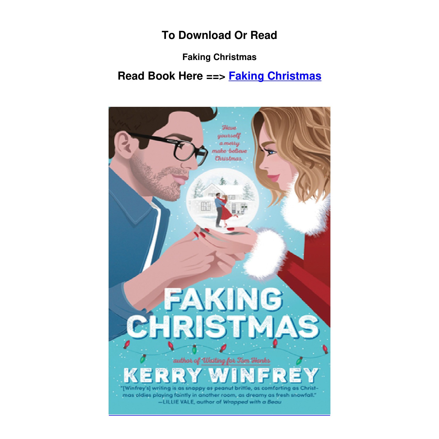 pdf Download Faking Christmas by Kerry Winfrey.pdf | DocDroid