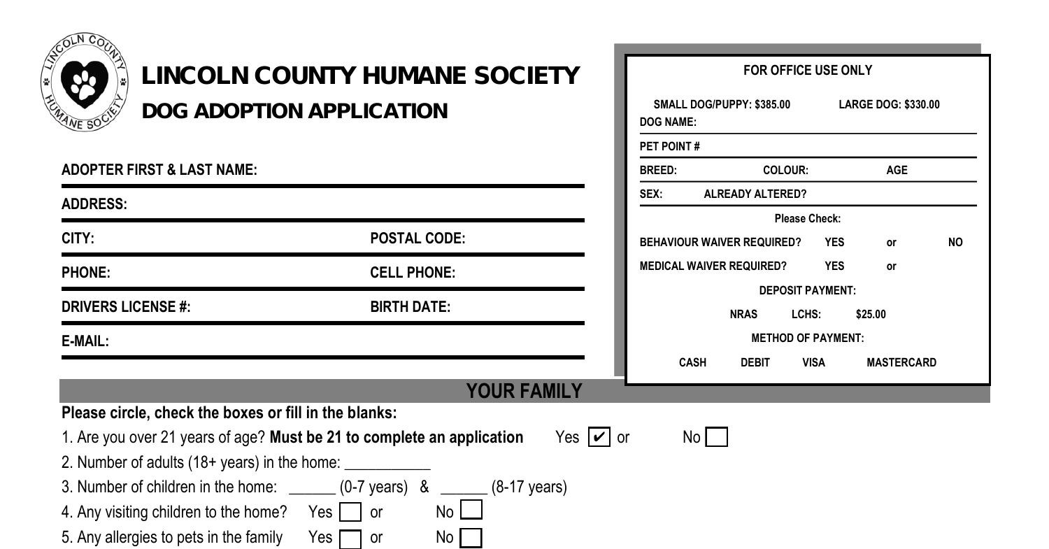 Dog Adoption Application fillable.pdf | DocDroid