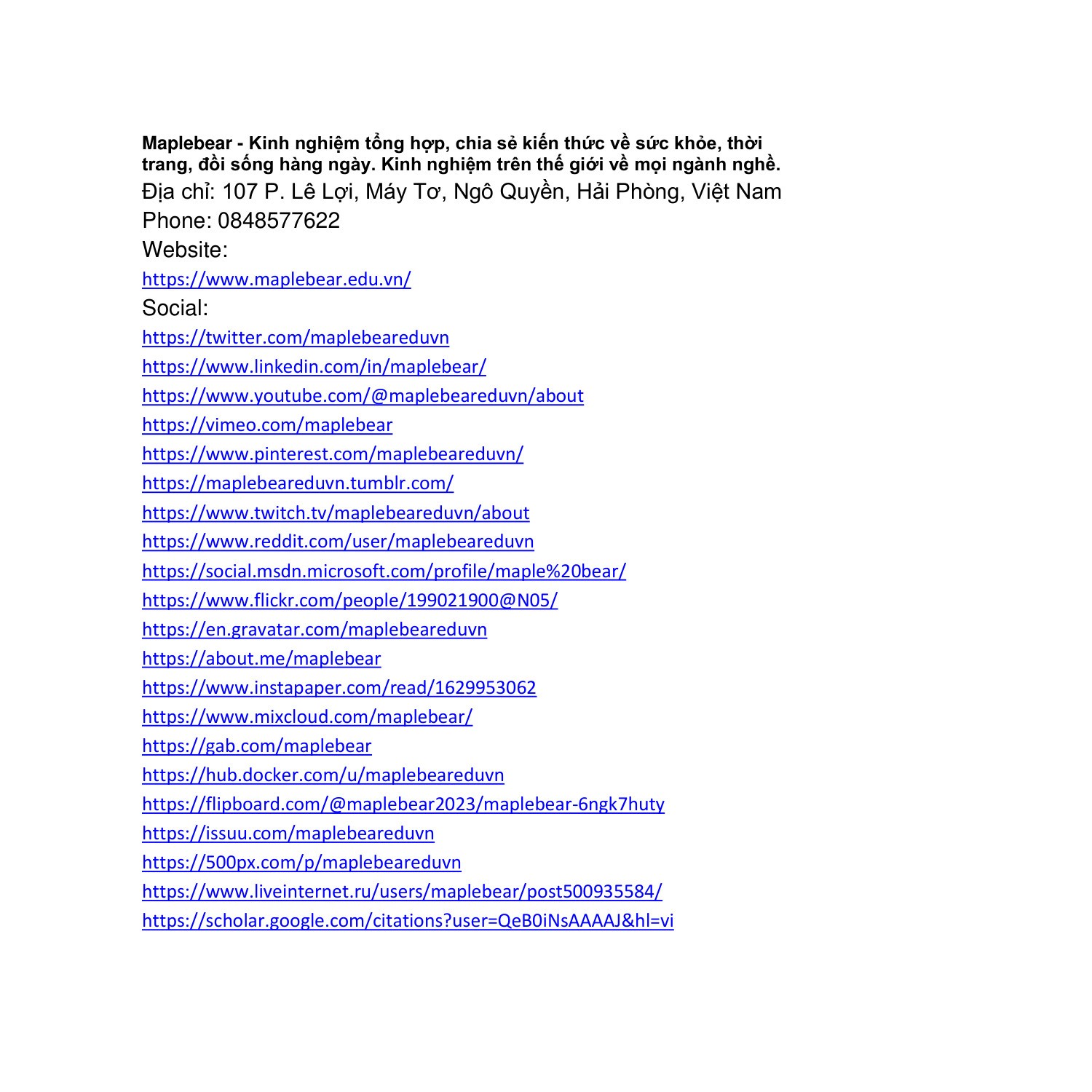 Maplebear.docx | DocDroid