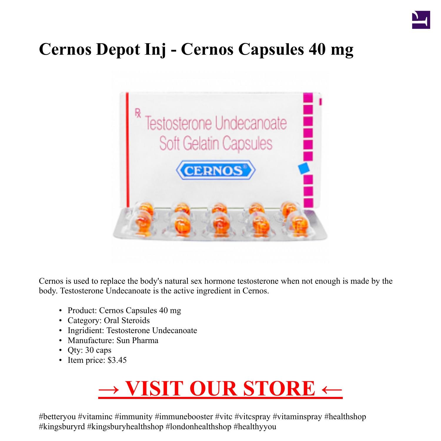 Cernos Depot Inj - Cernos Capsules 40 mg 30 caps .pdf | DocDroid