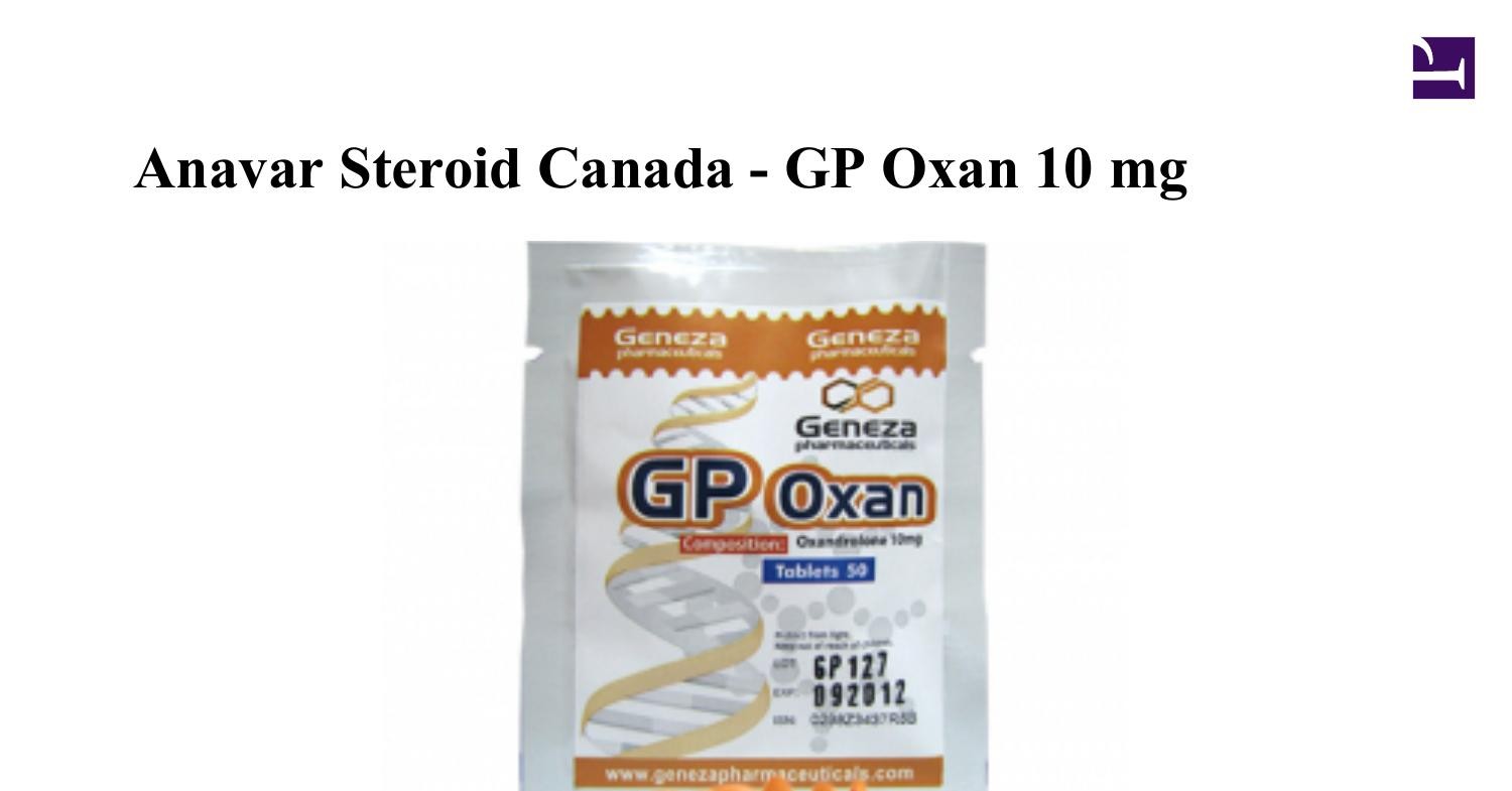 Anavar Steroid Canada - GP Oxan 10 mg 50 tabs .pdf | DocDroid