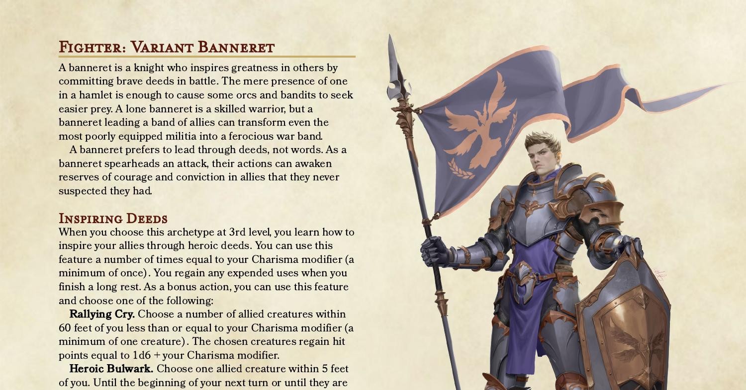 Fighter, Variant Banneret V2.pdf | DocDroid