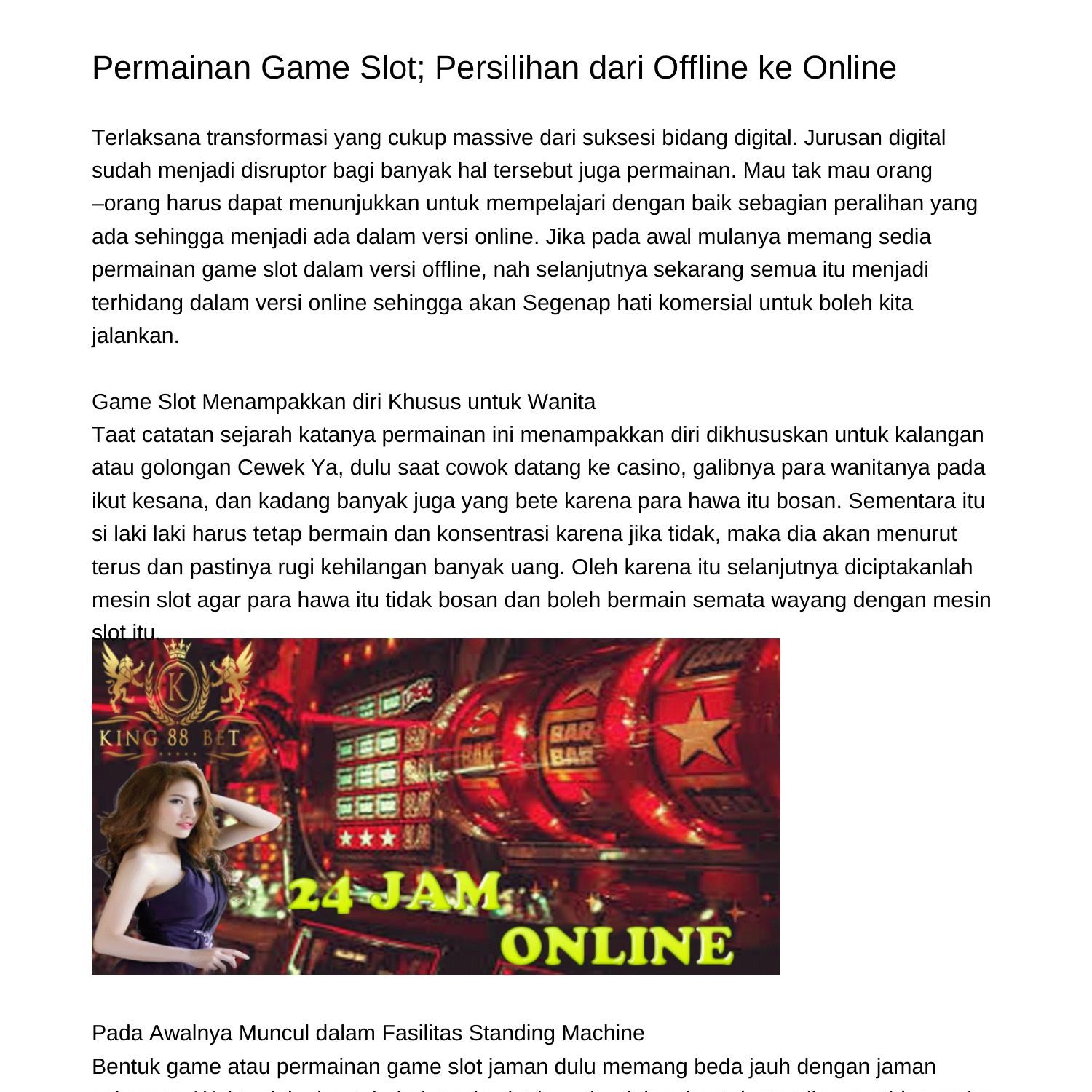 Permainan Game Slot Transformasi dari Offline ke Onlinemdymh.pdf.pdf ...