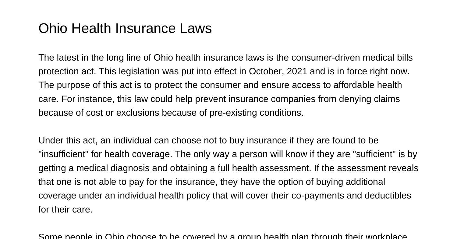 Ohio Health Insurance Lawsjtslw.pdf.pdf | DocDroid