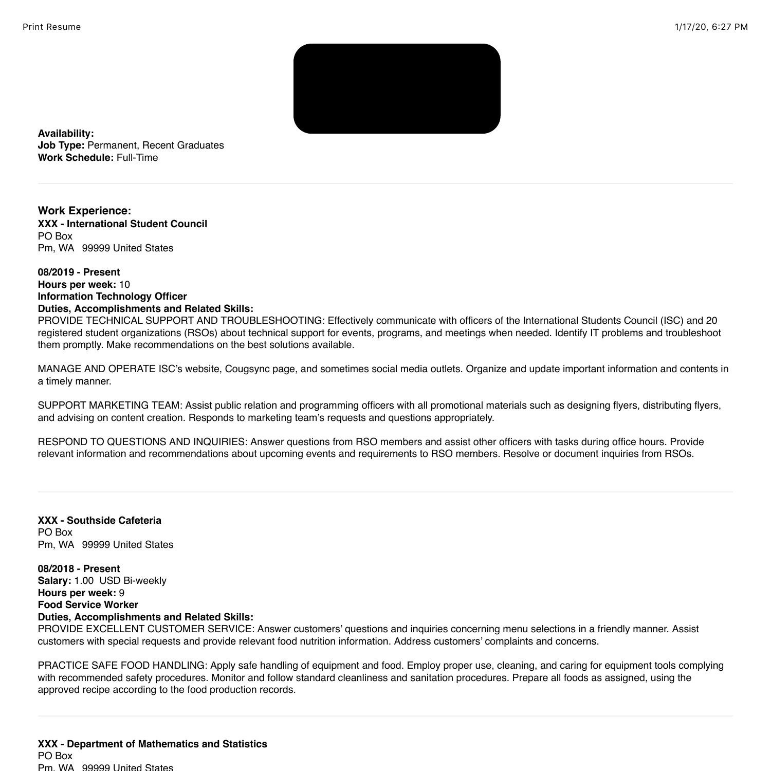 Draft Resume Pdf Docdroid