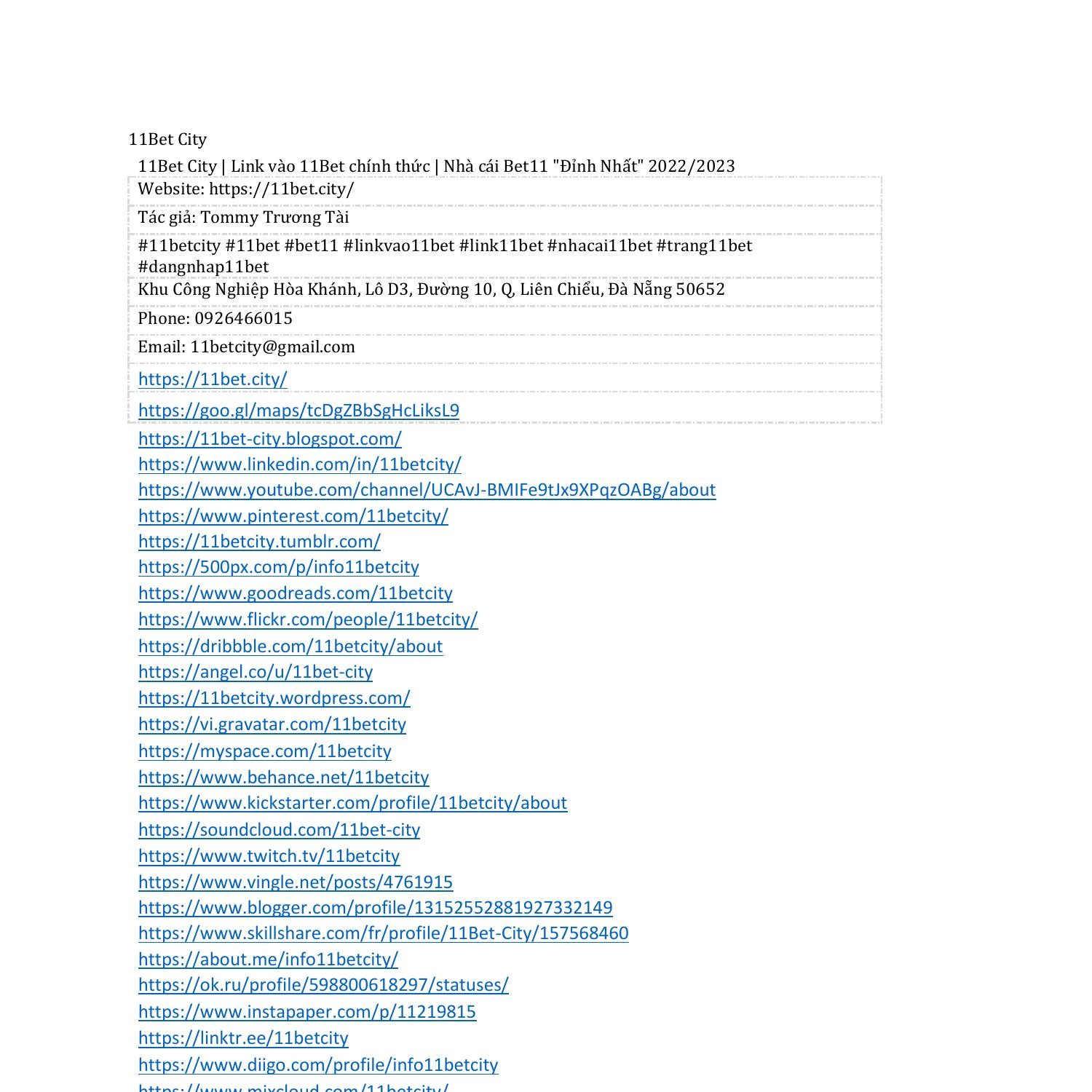 11betcity.docx | DocDroid