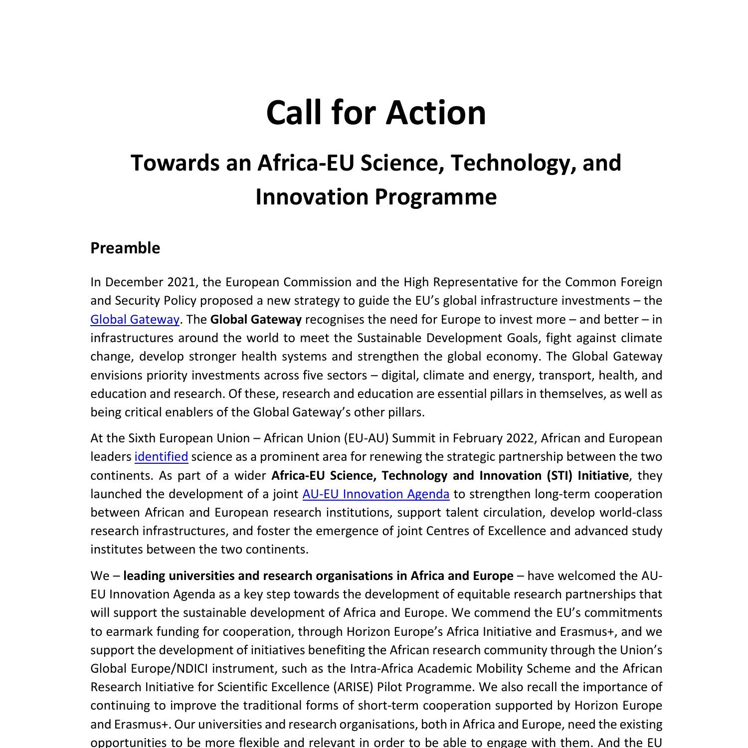 call-for-action-–-towards-an-africa-eu-science-technology-and-innovation-programme_final.pdf ...