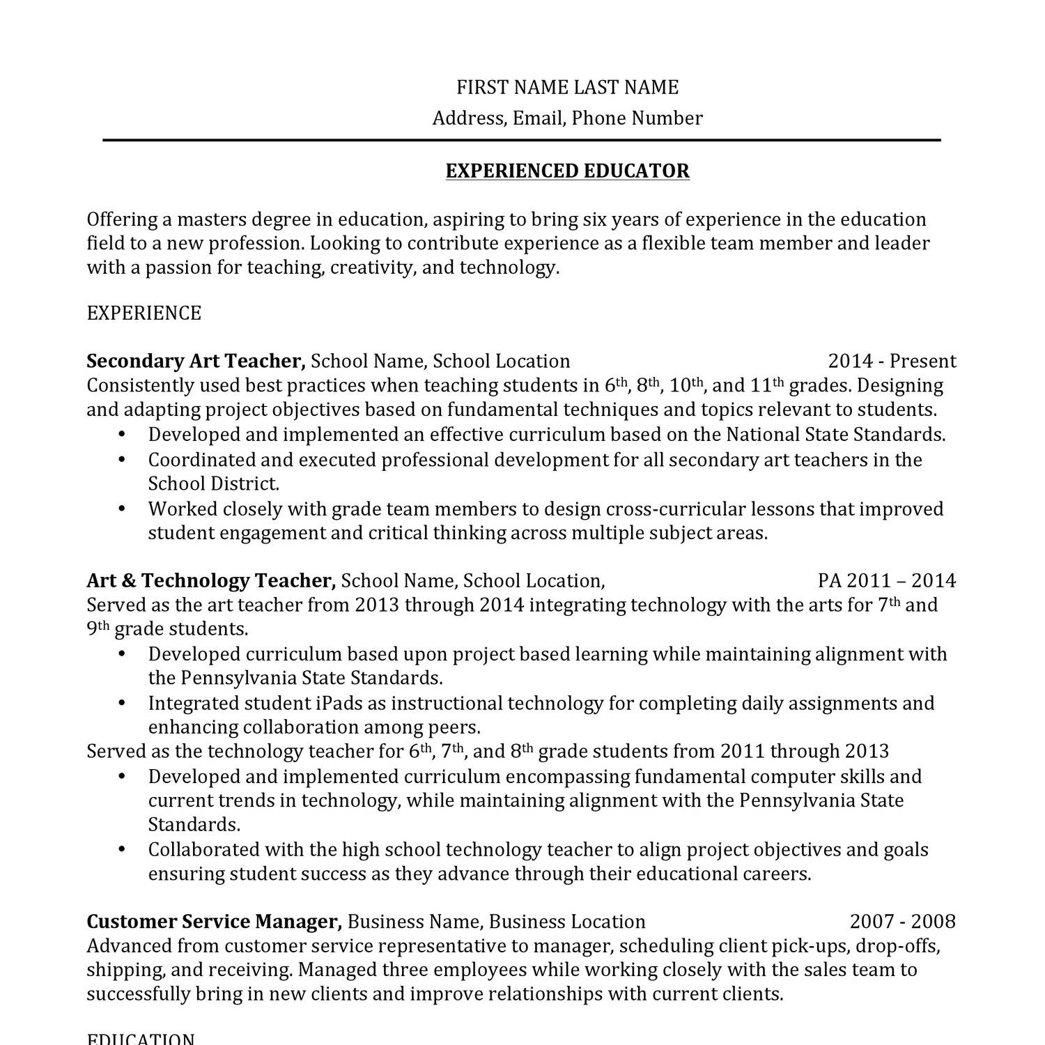 Anonymous Resume.pdf | DocDroid