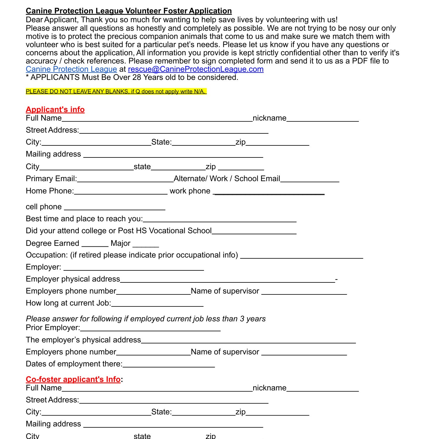 Foster Volunteer Application CPL bda BRVT.pdf | DocDroid