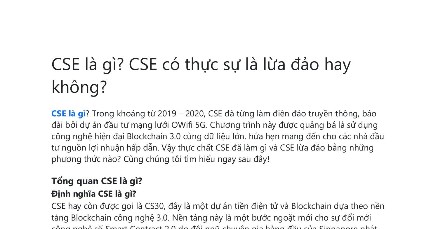 CSE là gì.docx | DocDroid