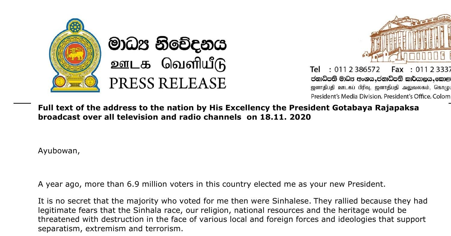 President's special Address - Full Speech.pdf | DocDroid