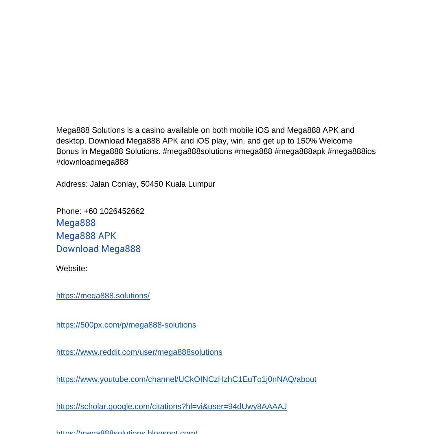 mega888solutions.docx | DocDroid