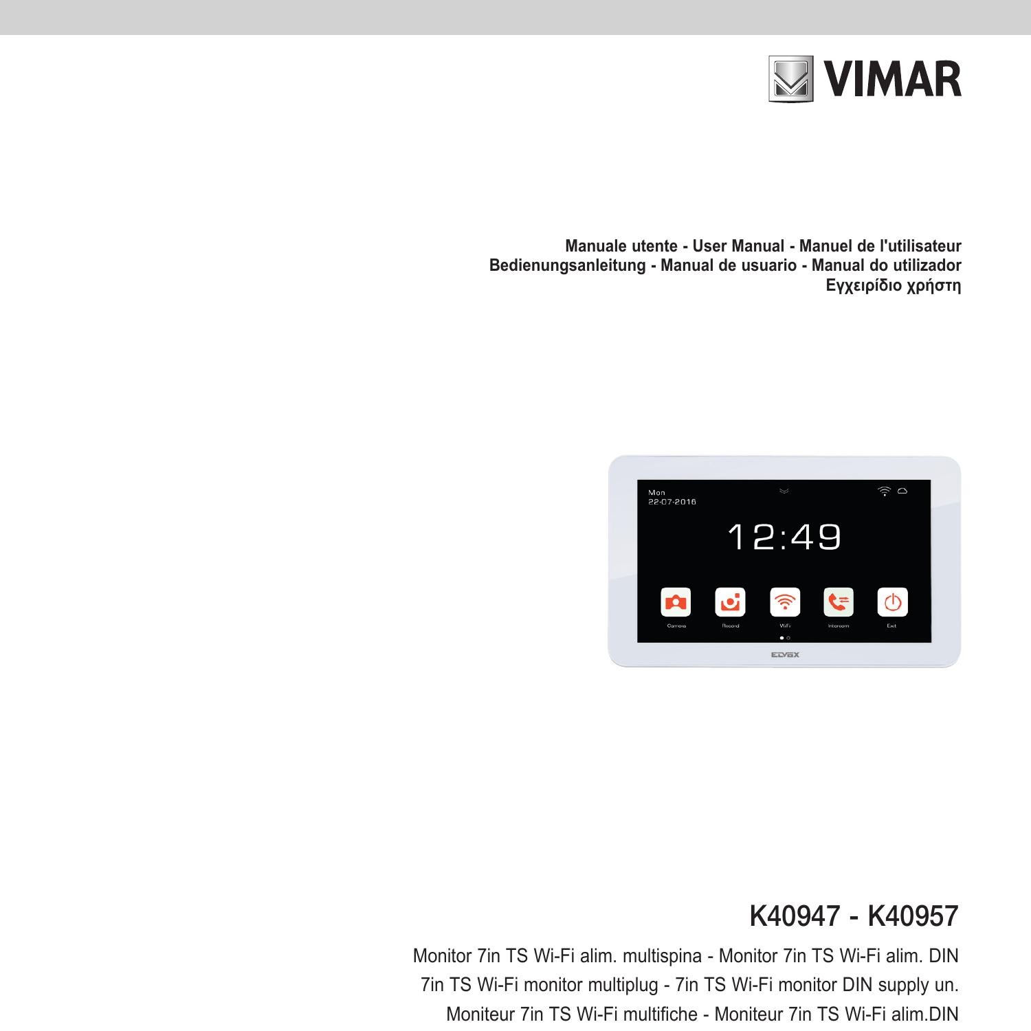 Vimar VIEW Door manual.pdf | DocDroid