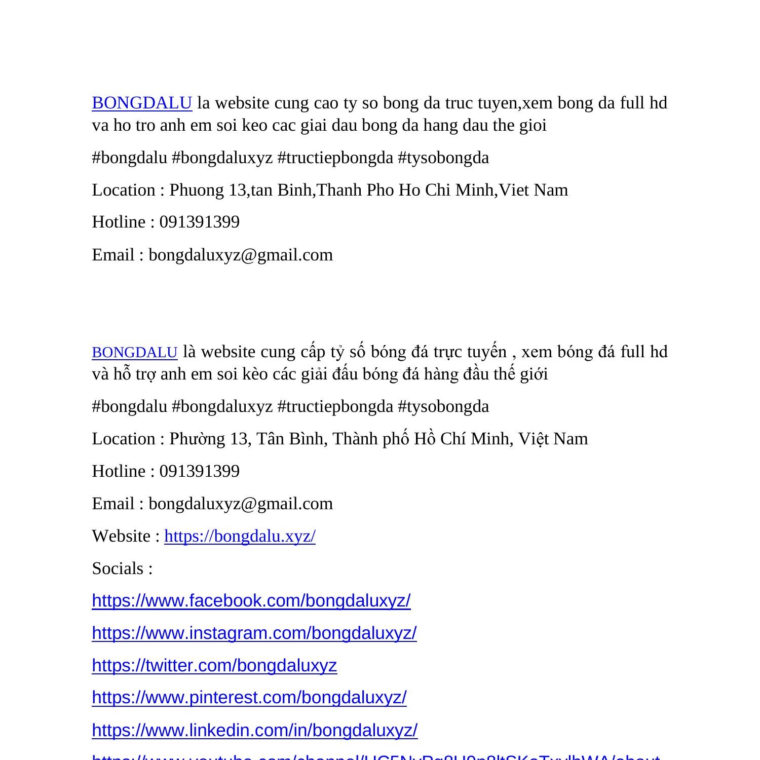 BONGDALU la website cung cao ty so bong da truc tuyen.docx | DocDroid