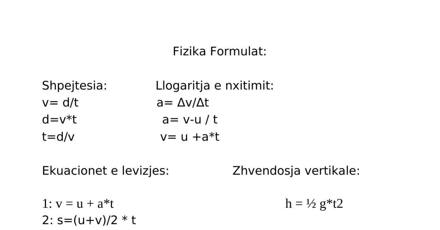 formulat e fizikes.pdf | DocDroid