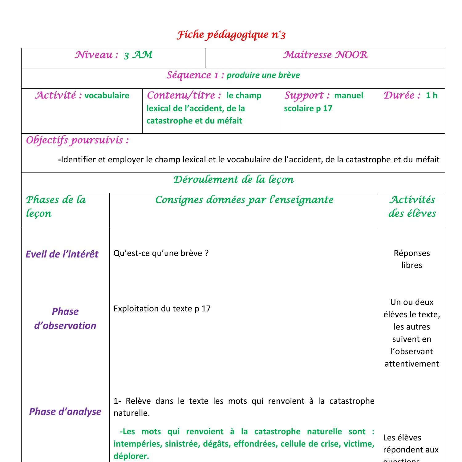vocabulaire 3 AM.docx | DocDroid
