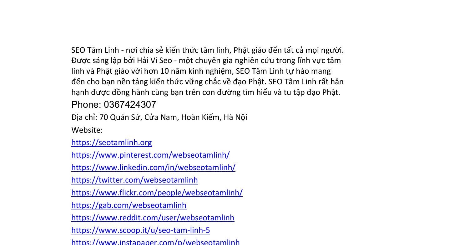 SEO Tâm Linh.docx | DocDroid