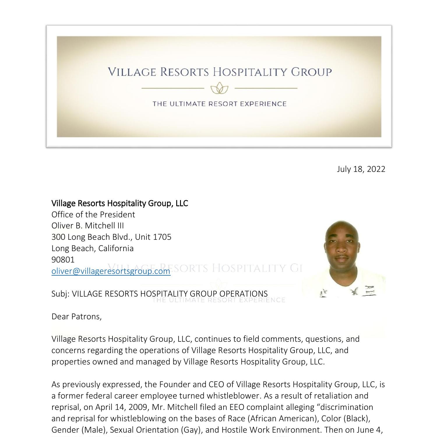 Village Resorts Hospitality Group Operations 071822.pdf | DocDroid