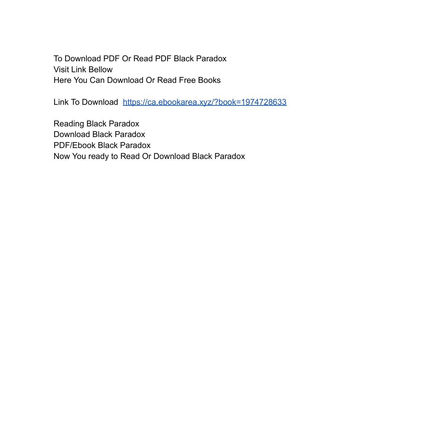 [DOWNLOAD] PDF Black Paradox By_ Junji Ito.pdf | DocDroid