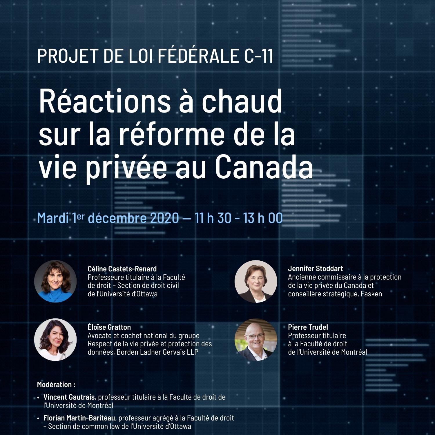 Projet de loi fédérale C11 : Réactions à chaud sur la réforme de la vie ...