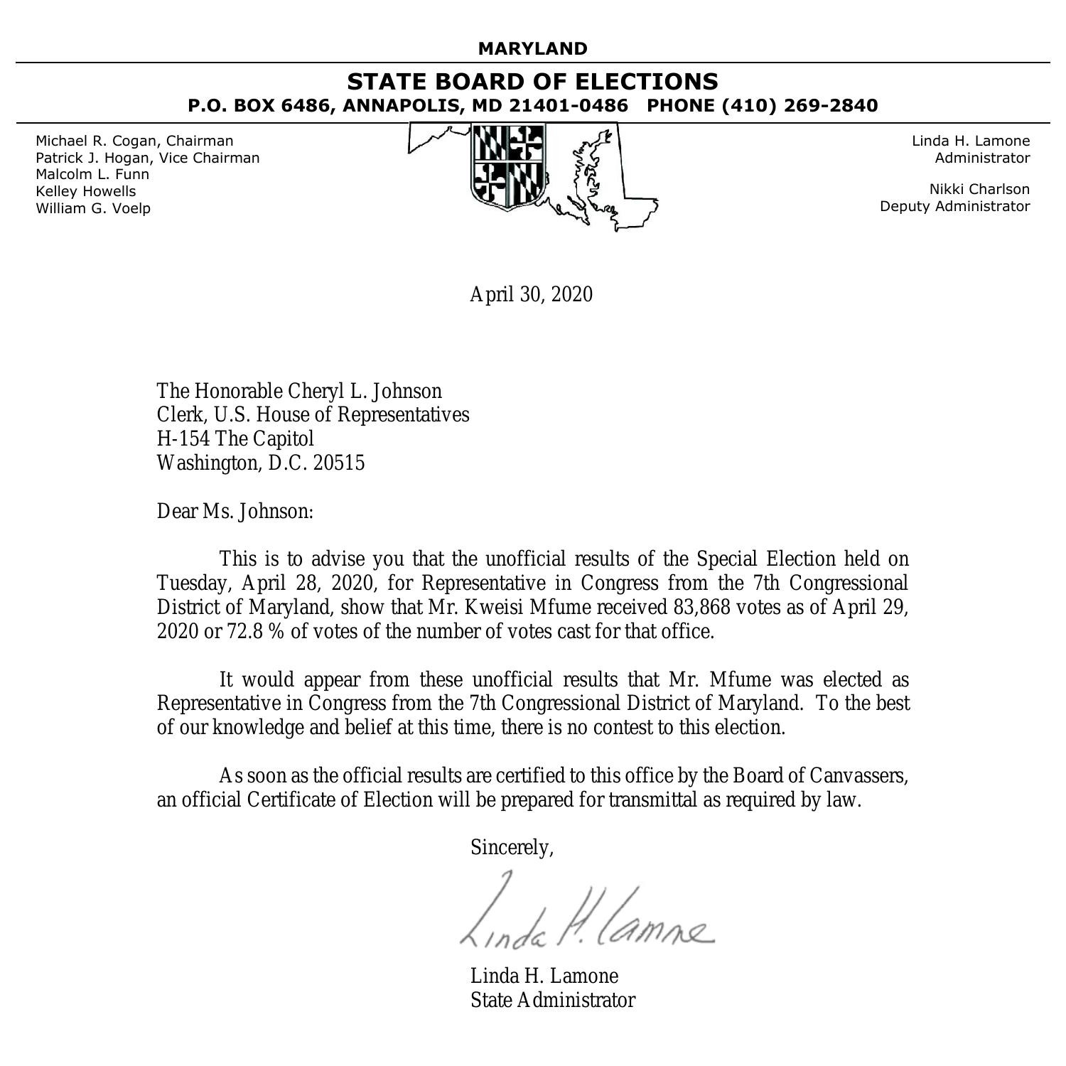 Letter to the Clerk of the House-04302020-CD 7-Mfume.pdf | DocDroid