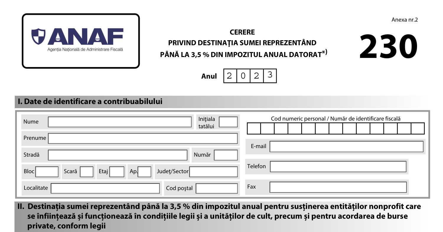 Formular 230 Satu Nou 2023.pdf | DocDroid