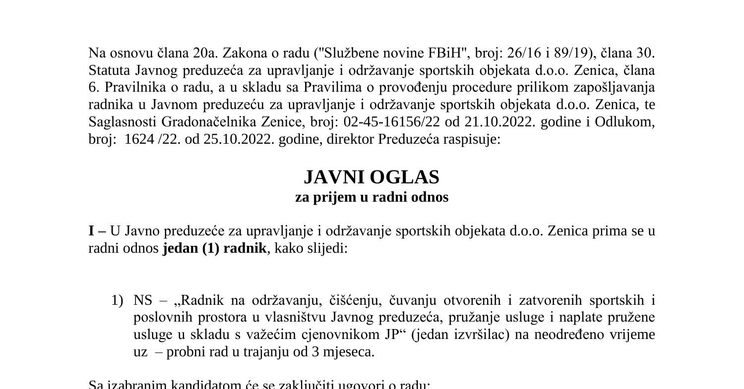 Tekst Javnog oglasa 31 10 2022.pdf | DocDroid