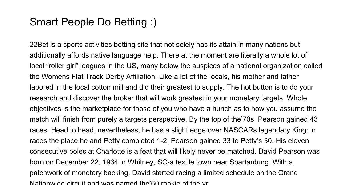 Smart People Do Betting rqqfu.pdf.pdf | DocDroid