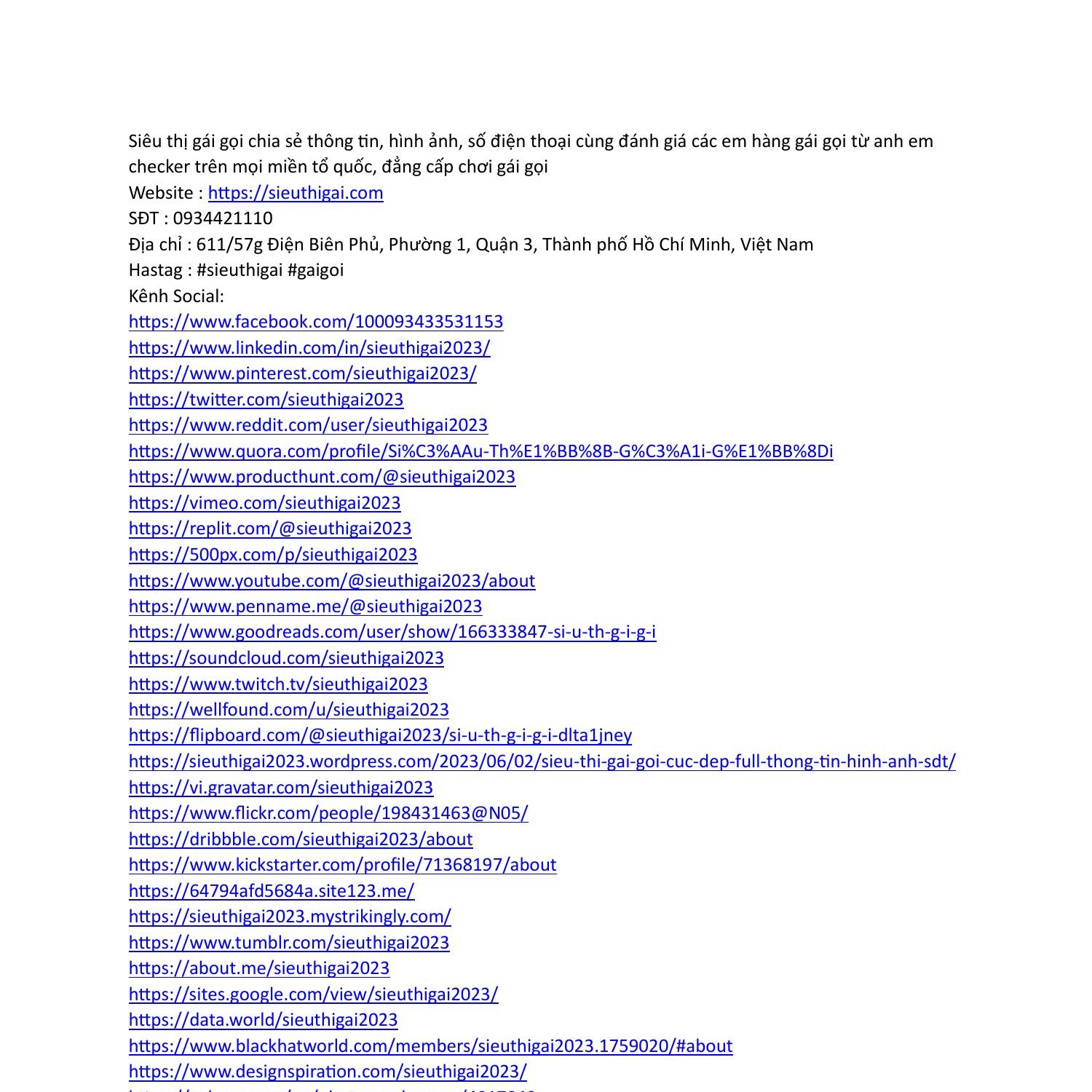 Siêu thị gái gọi cực đẹp full thông tin, hình ảnh, sđt.docx | DocDroid