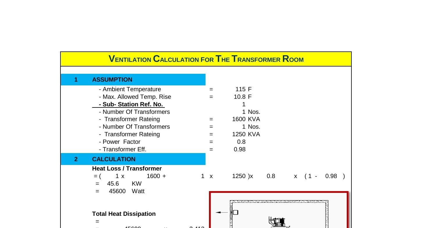 Transformer-Room-Ventilation-Calculation.xls | DocDroid