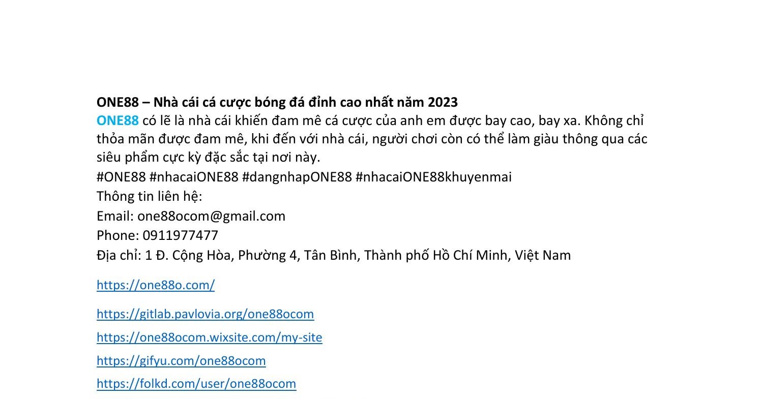 ONE88.docx | DocDroid