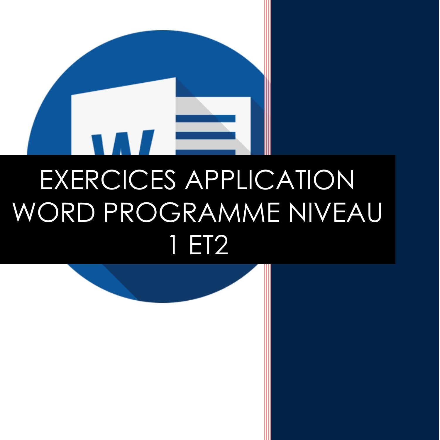 EXERCICES D'APPLICATION WORD.pdf | DocDroid
