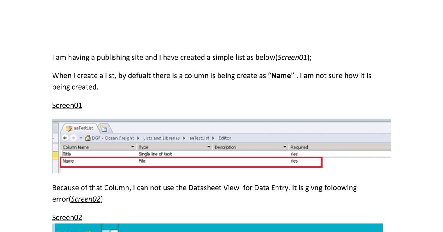 SharePoint Error.pdf | DocDroid