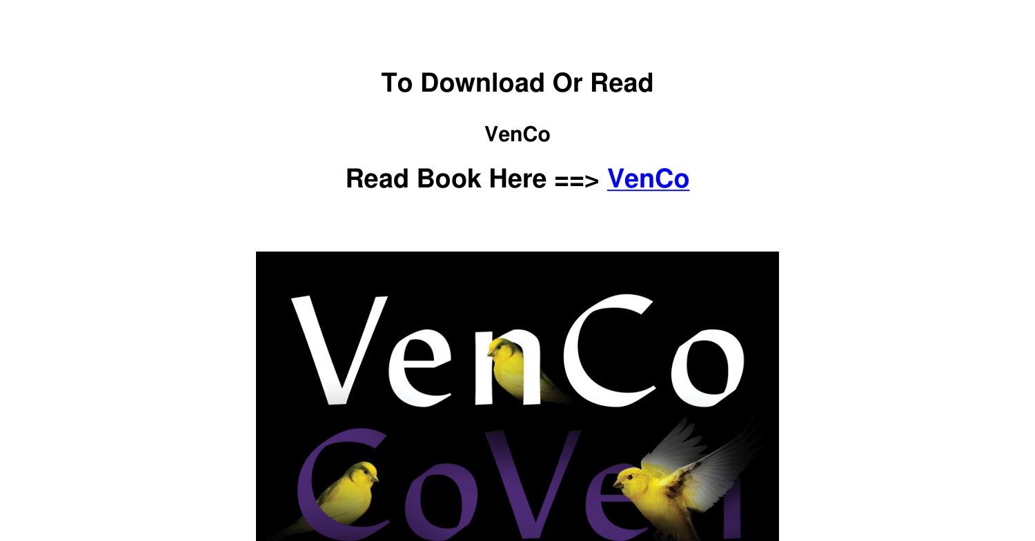 download Pdf VenCo by Cherie Dimaline.pdf | DocDroid