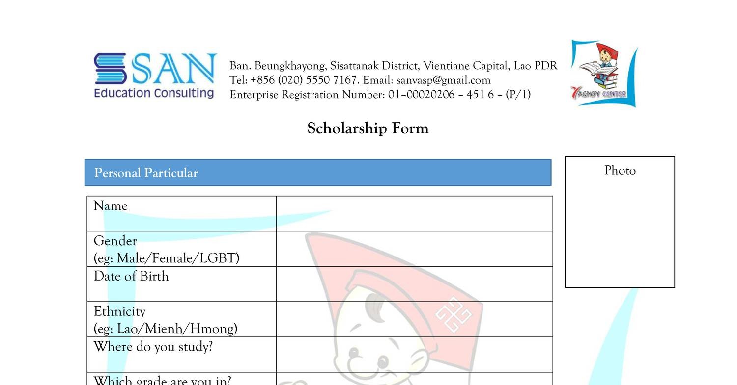 Scholarship Form.pdf | DocDroid
