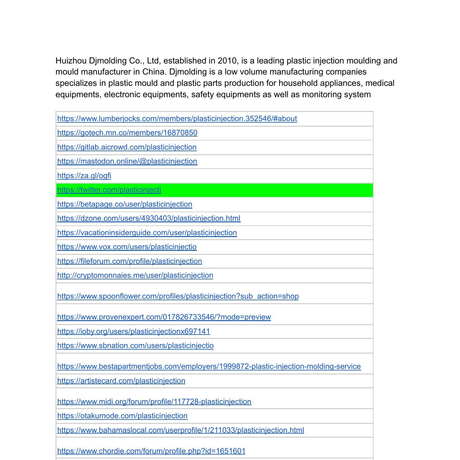 Plastic Injection Molding Service.pdf | DocDroid