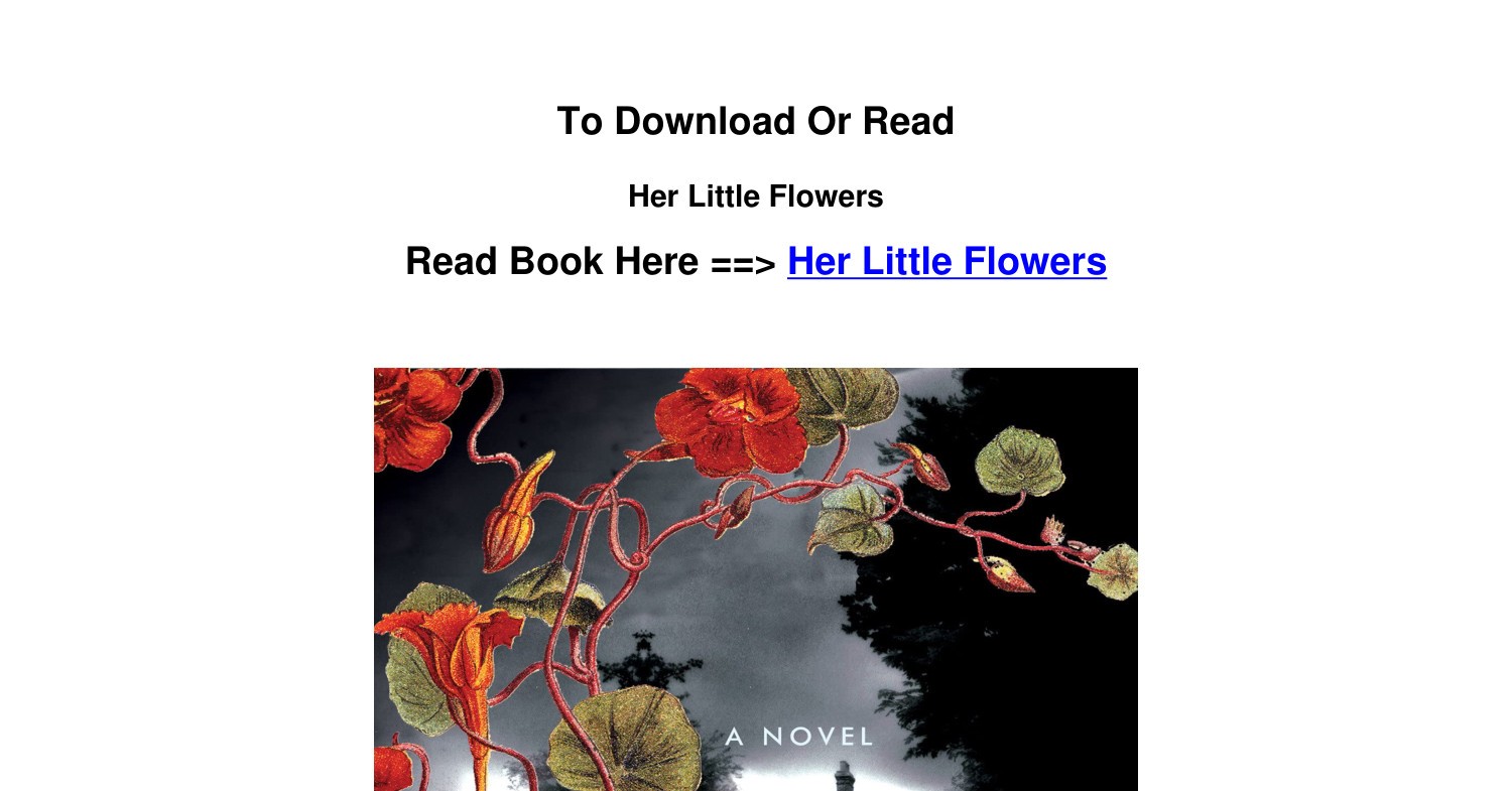 DOWNLOAD pdf Her Little Flowers By Shannon Morgan.pdf | DocDroid