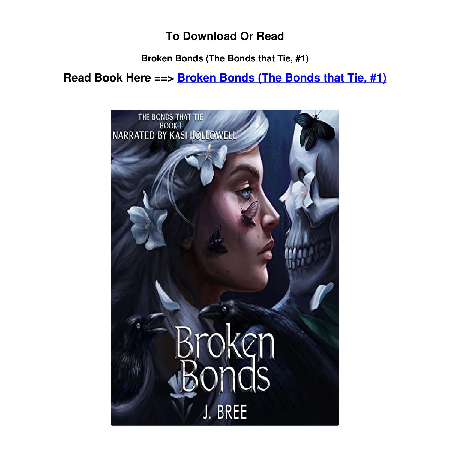 EPUB Download Broken Bonds The Bonds that Tie 1 BY J Bree.pdf | DocDroid