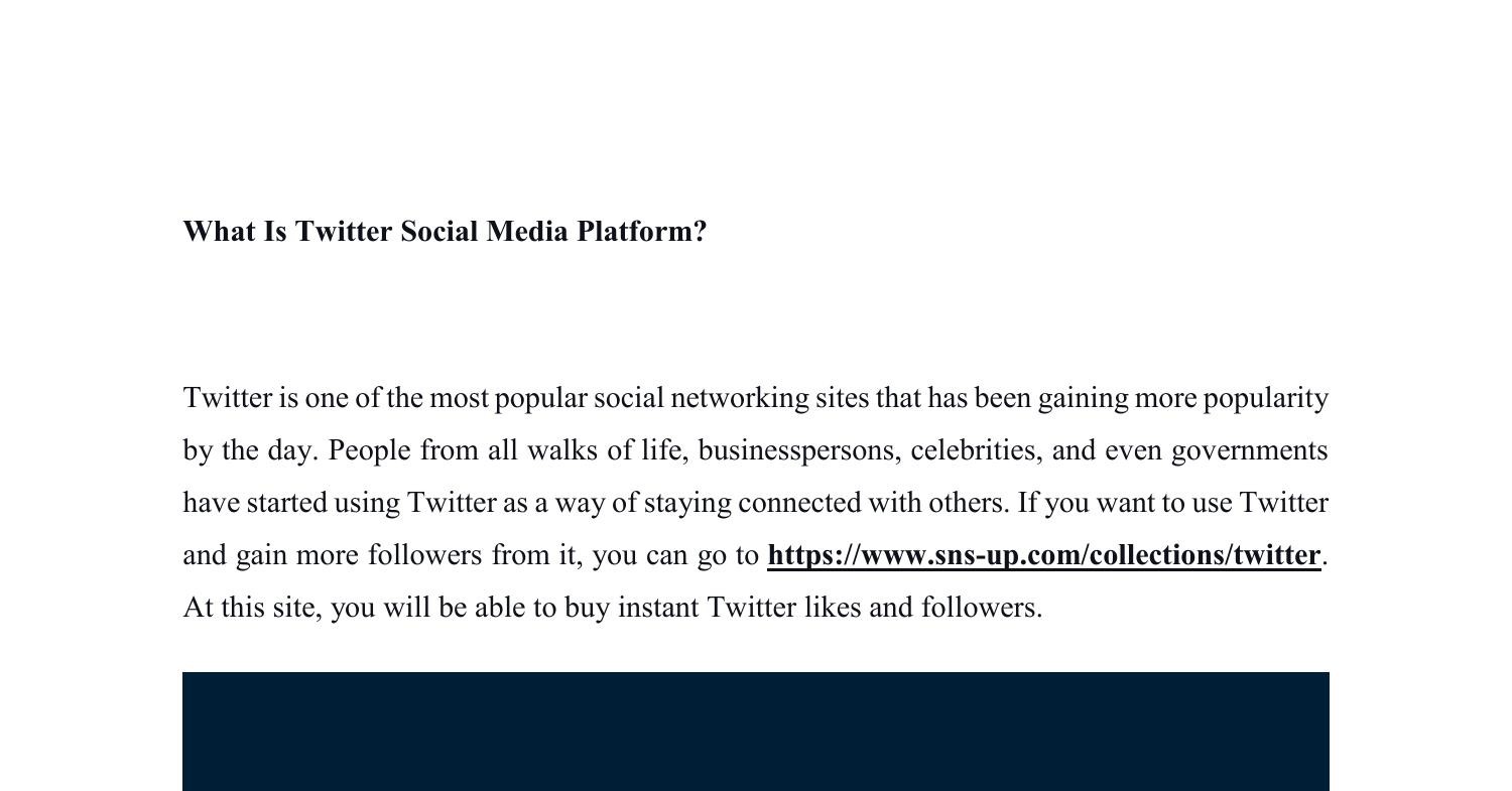 What Is Twitter Social Media Platform.pdf | DocDroid