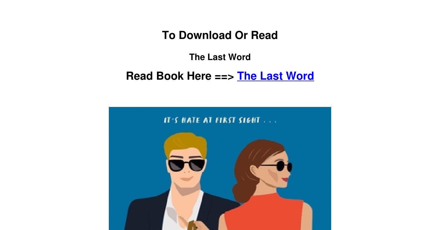 ePub Download The Last Word By Katy Birchall.pdf | DocDroid