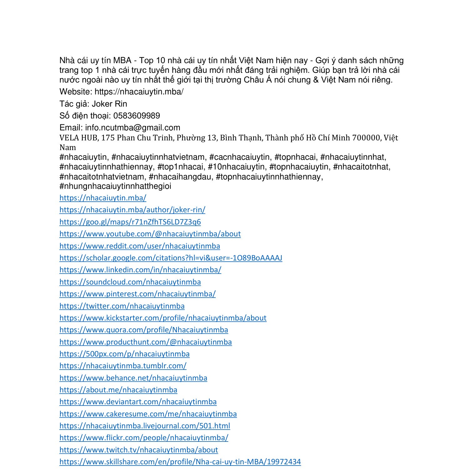 Nhà cái uy tín MBA.docx | DocDroid