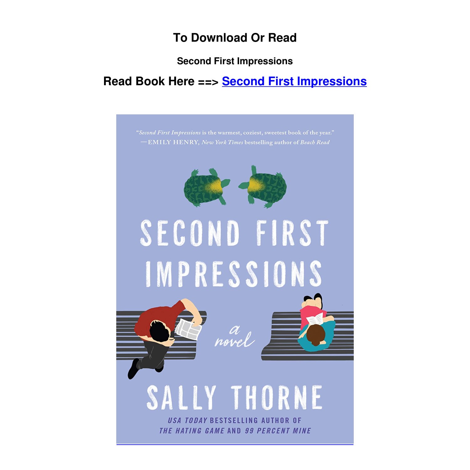 pdf Download Second First Impressions By Sally Thorne.pdf | DocDroid