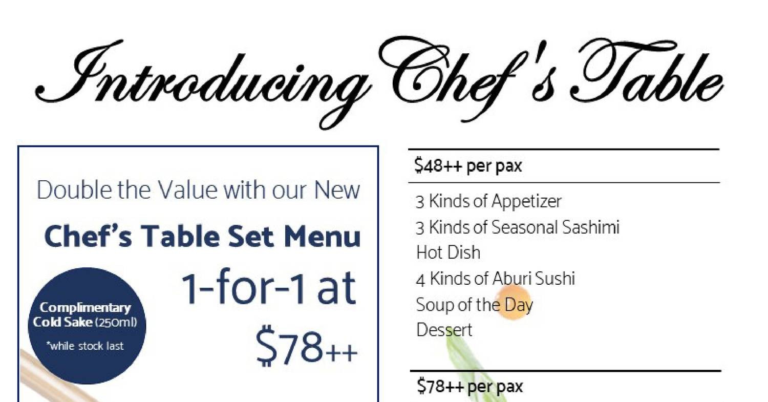 Chef's Table Menu with Promo.pdf | DocDroid