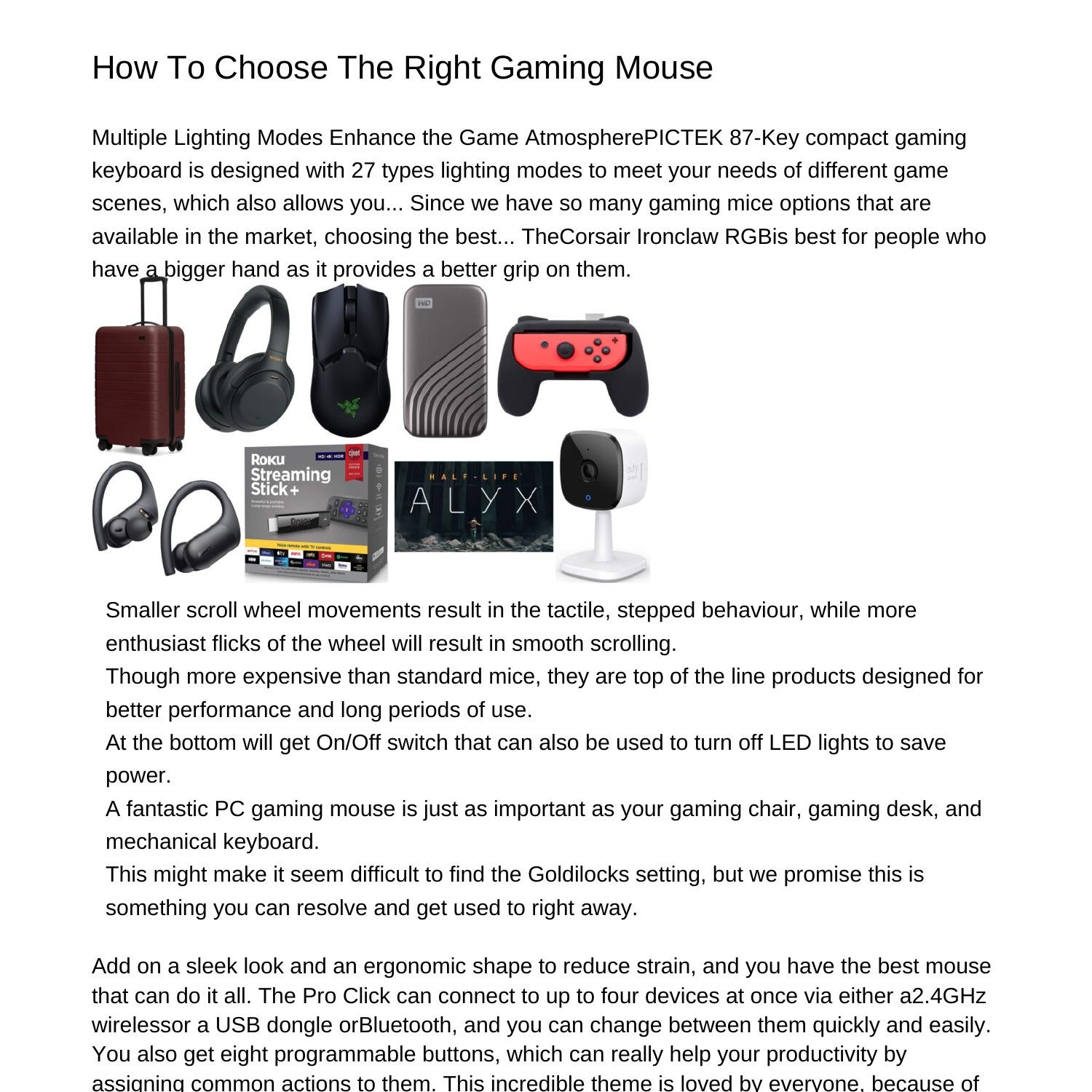 How To Choose The Right Gaming Mouselszdf.pdf.pdf | DocDroid