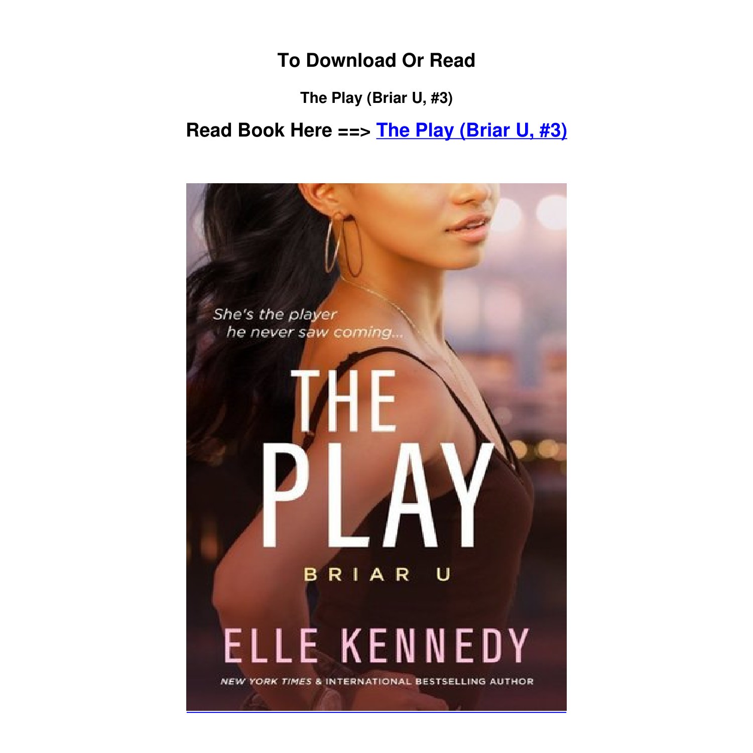 Download PDF The Play Briar U 3 by Elle Kennedy.pdf | DocDroid