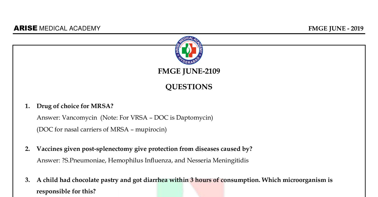 FMGE JUNE-2019 [FINAL EXAM QUESTIONS].pdf | DocDroid