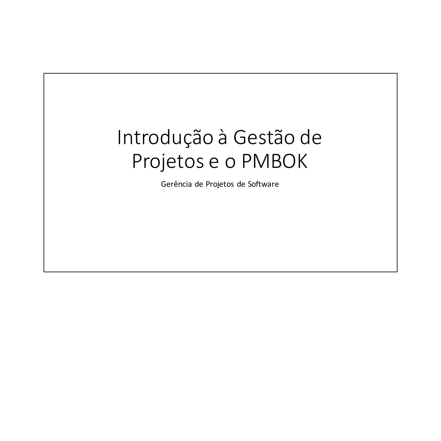 Aula 01 Gerencia de Projetos - PMBOK - Apostila.pdf | DocDroid
